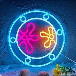 Accents | Spongebob Window Neon Led Wall Sign For Room Decor Usb ...